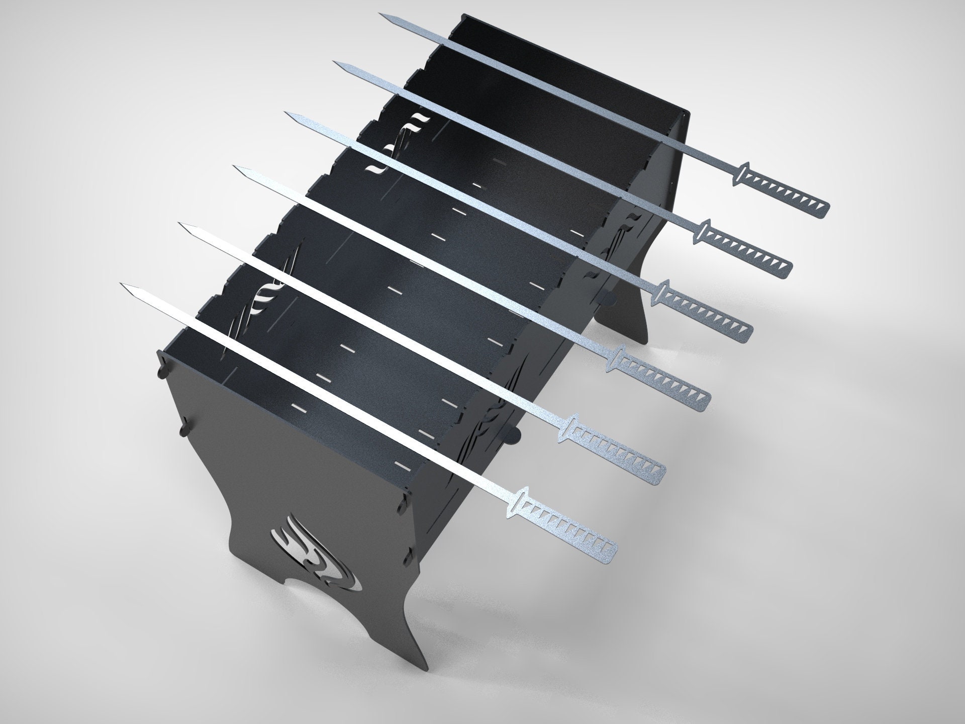 Skewers Katana DXF Files for Plasma Laser CNC. Kebab - Etsy