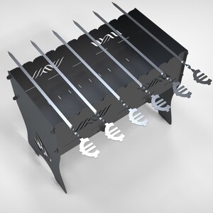 Skewers Euro, DXF Files for Plasma, Laser, CNC. Kebab Skewers for ...