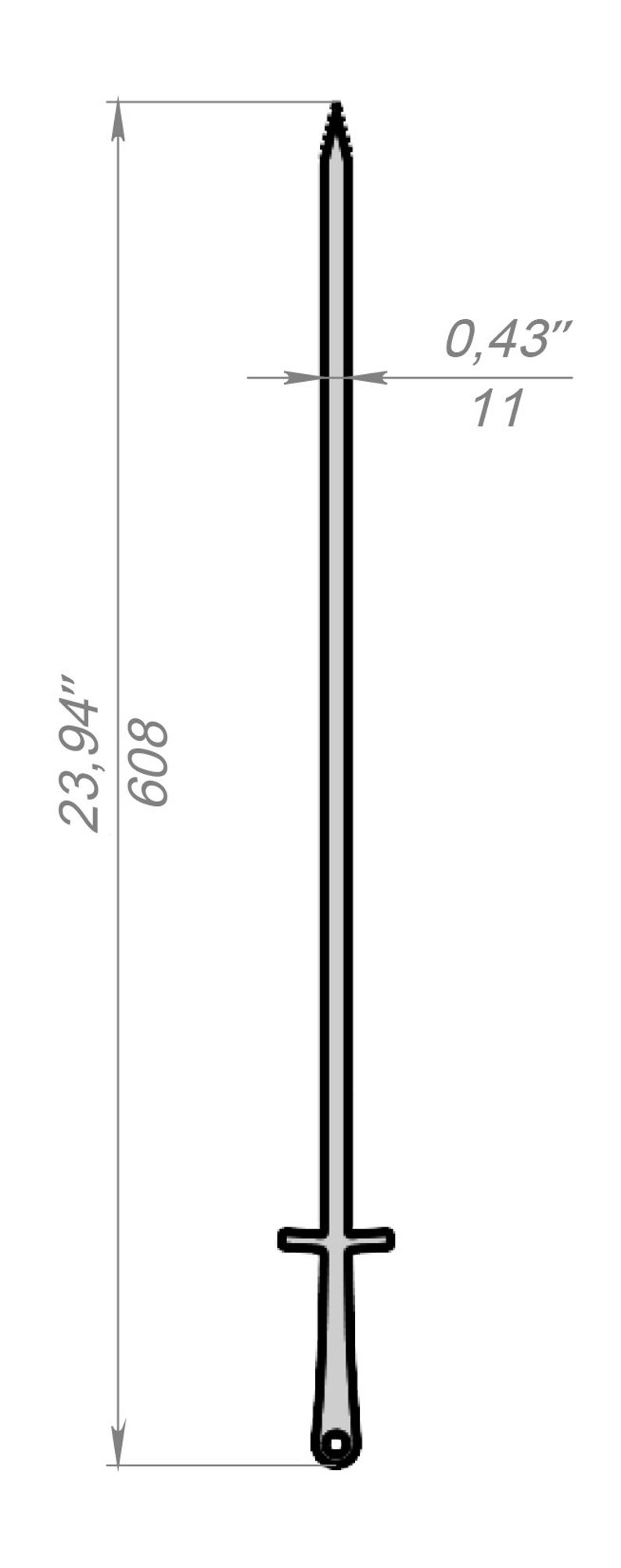 Skewers Sword V1 DXF files for plasma laser CNC. Kebab | Etsy