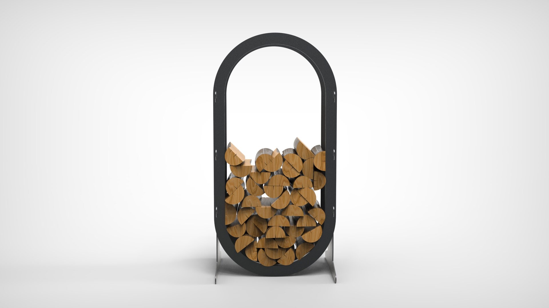 Firewood Rack V6 Ellipse H-43'' DXF Files for Plasma - Etsy