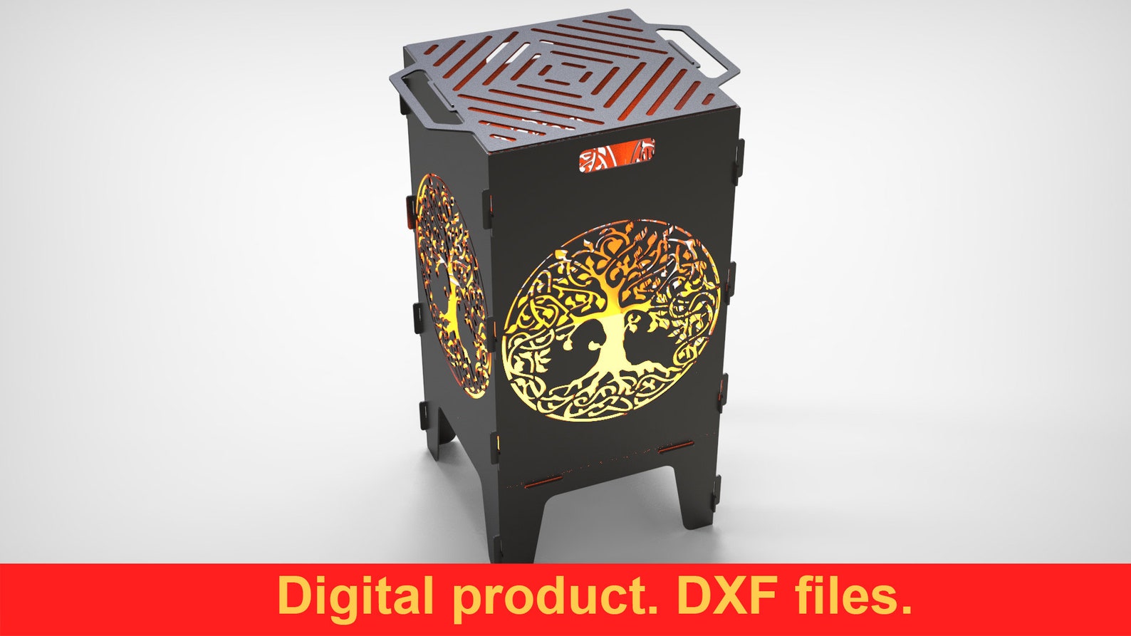 Tree of Life Fire Pit Grill DXF Files for Plasma Laser CNC | Etsy