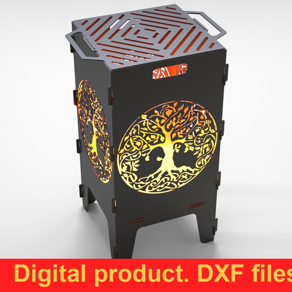Tree of Life Fire Pit - Etsy