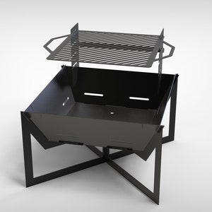 Fire Pit 32'' V4, Grill DXF Files for Plasma, Laser, CNC, Fire Pit ...