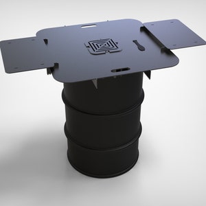 Square Fire Plate 80 Cm for Fire Barrel and Kettle Barbecue - Etsy