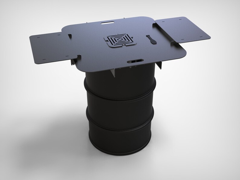 Square Fire Plate 80 Cm for Fire Barrel and Kettle Barbecue - Etsy