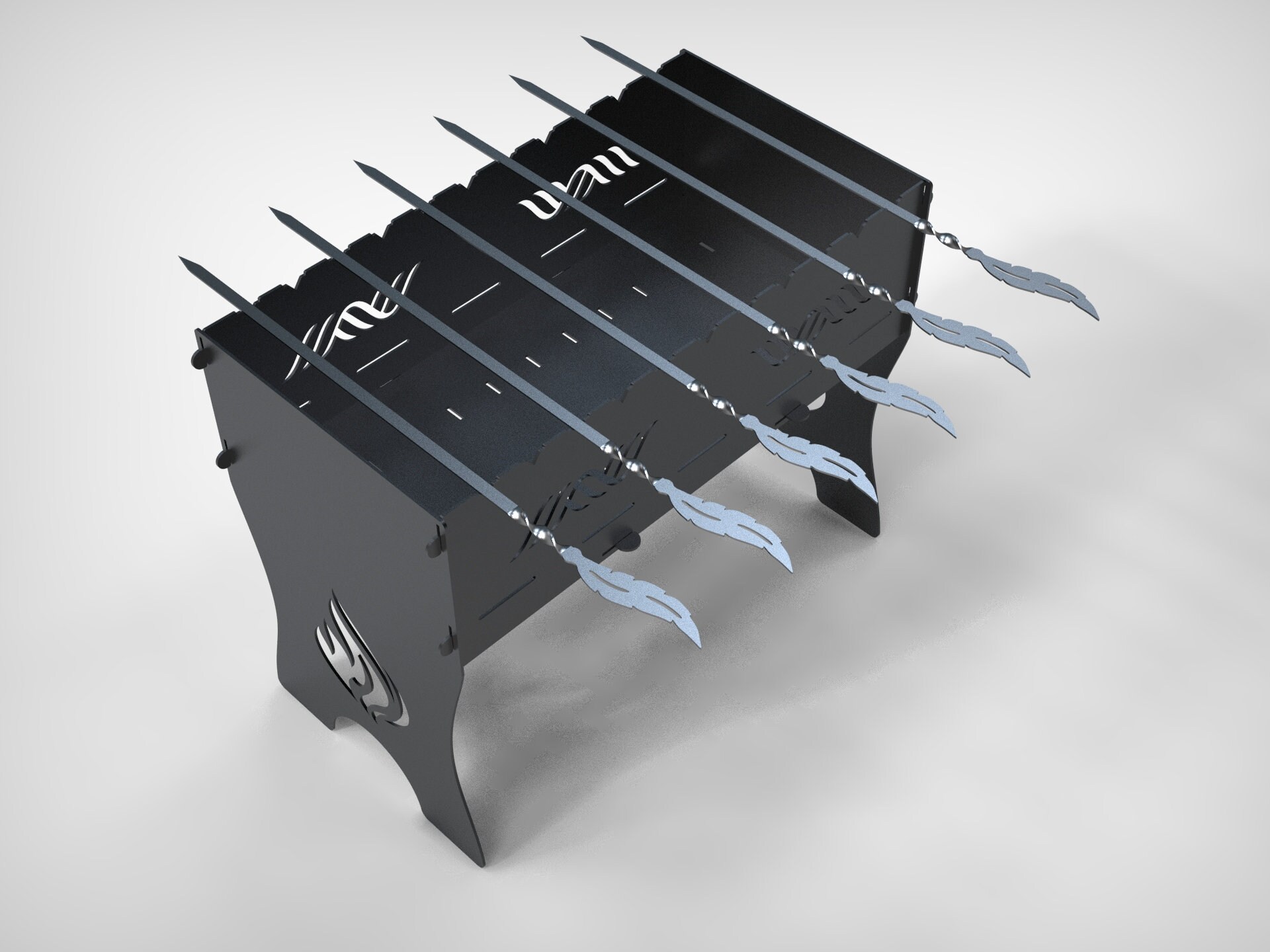 Skewers Feather DXF Files for Plasma Laser CNC. Kebab - Etsy