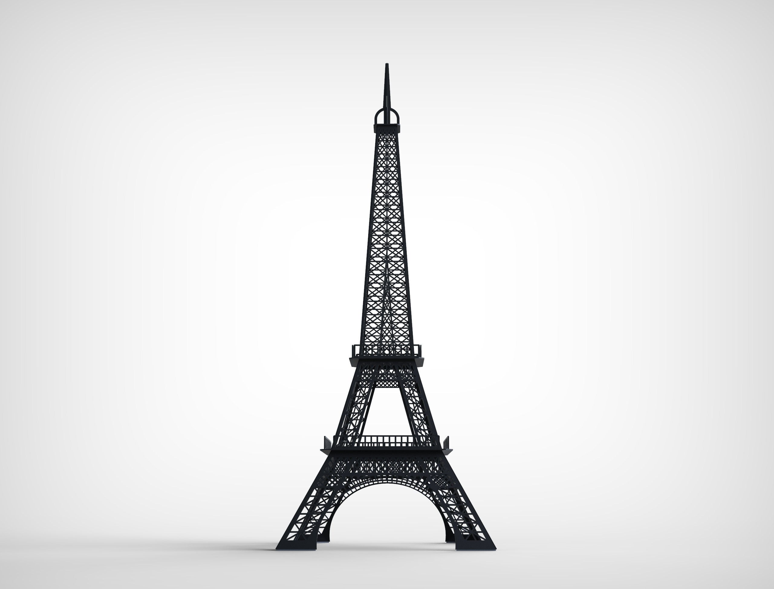 Eiffel Tower Garden Decor DXF Files for Plasma Laser Water | Etsy