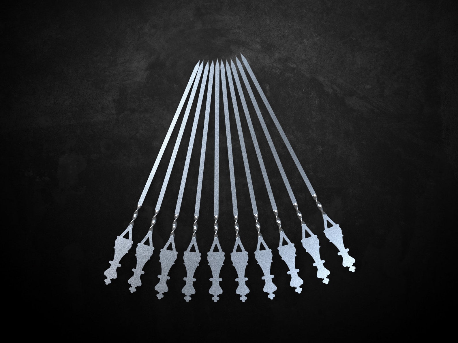 Skewers Chess King DXF files for plasma laser CNC. Kebab | Etsy