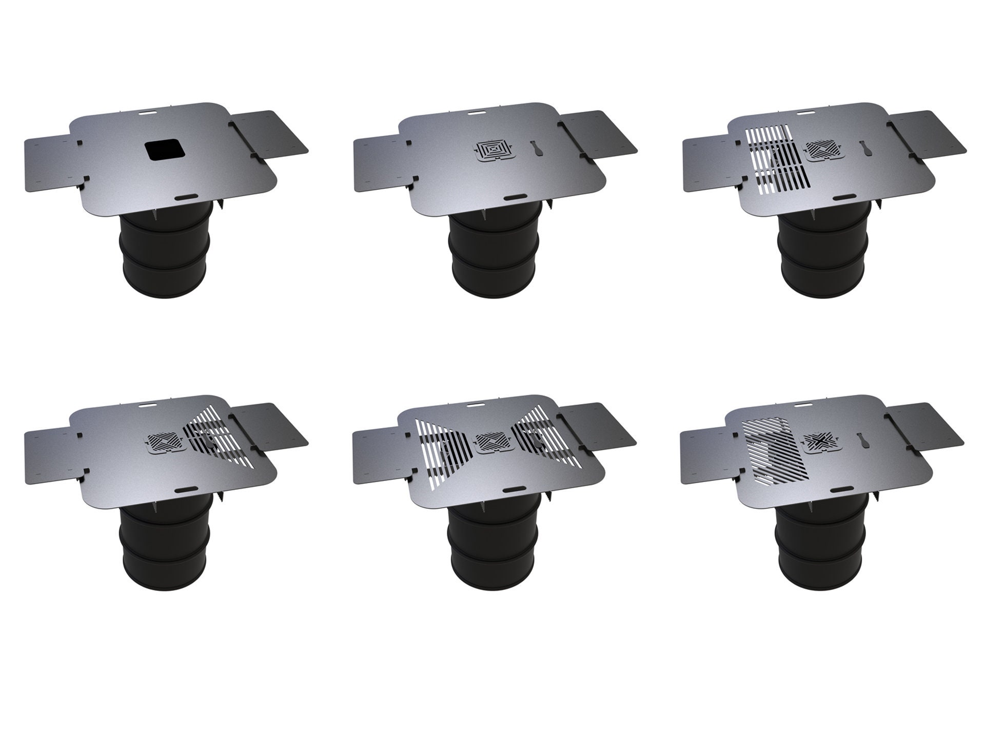 Square Fire Plate 100 Cm for Fire Barrel and Kettle Barbecue | Etsy