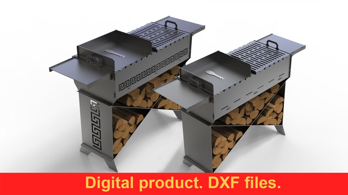 Brazier X V1 DXF Files for Plasma Cut Laser Cut CNC Fire | Etsy Canada