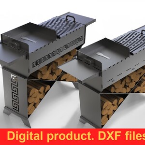 Brazier X V1 DXF Files for Plasma Cut Laser Cut CNC Fire | Etsy Canada