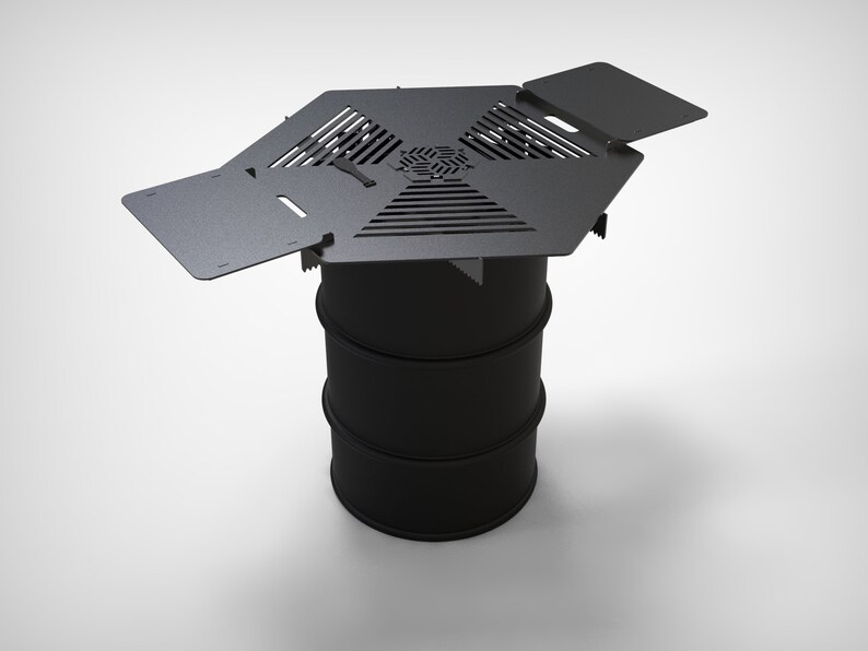 Hexagon Fire Plate 100 Cm for Fire Barrel and Kettle Barbecue - Etsy