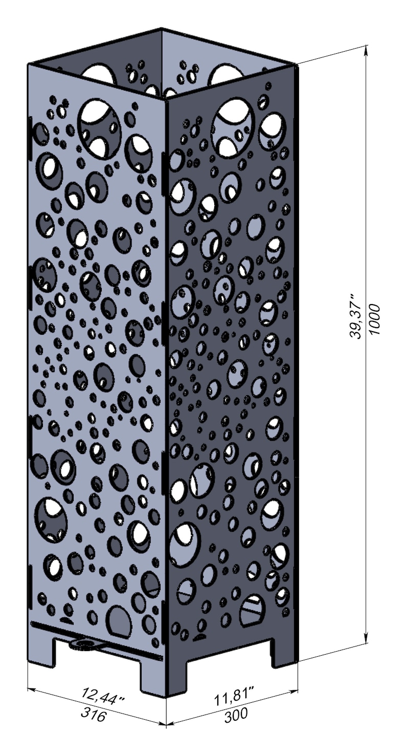 Bubbles Fire Pit DXF Files for Plasma Laser Cutting CNC. | Etsy