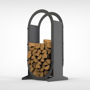 Firewood Rack V6 Ellipse H-43'', DXF Files for Plasma, Laser Cutting ...