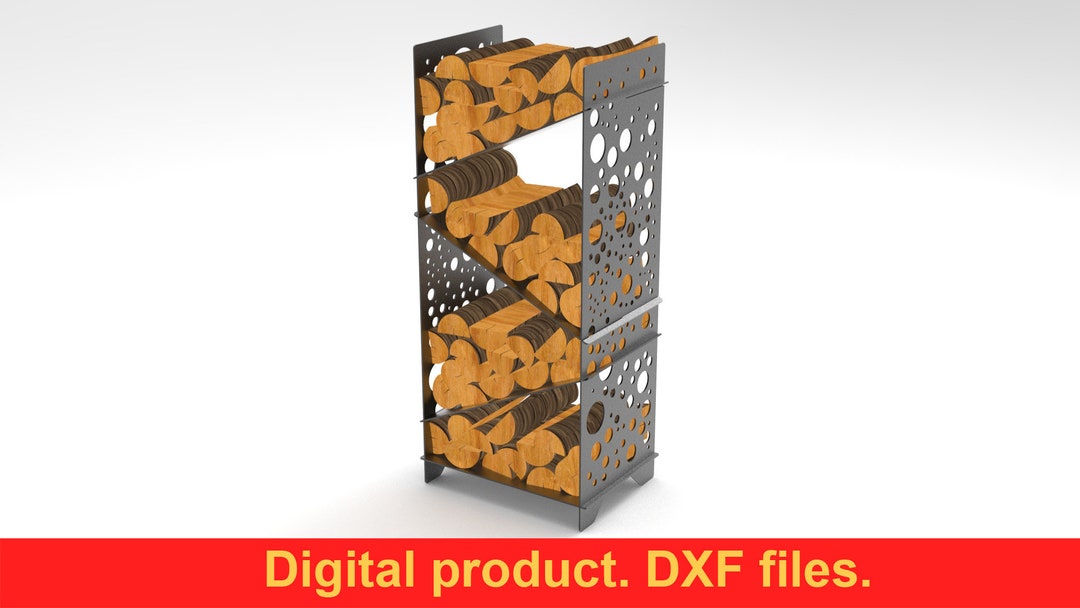 Firewood Rack V4 DXF Files for Plasma Laser Cutting CNC. - Etsy
