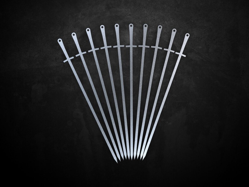 Skewers Sword V1 DXF files for plasma laser CNC. Kebab | Etsy