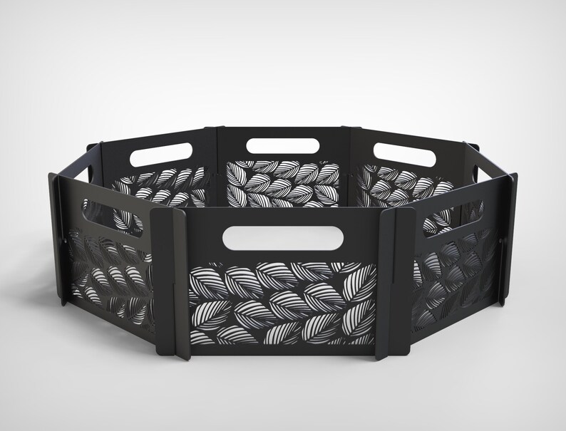 Flat Pack Fire Pit V2 DXF Files for Plasma Laser Cutting - Etsy