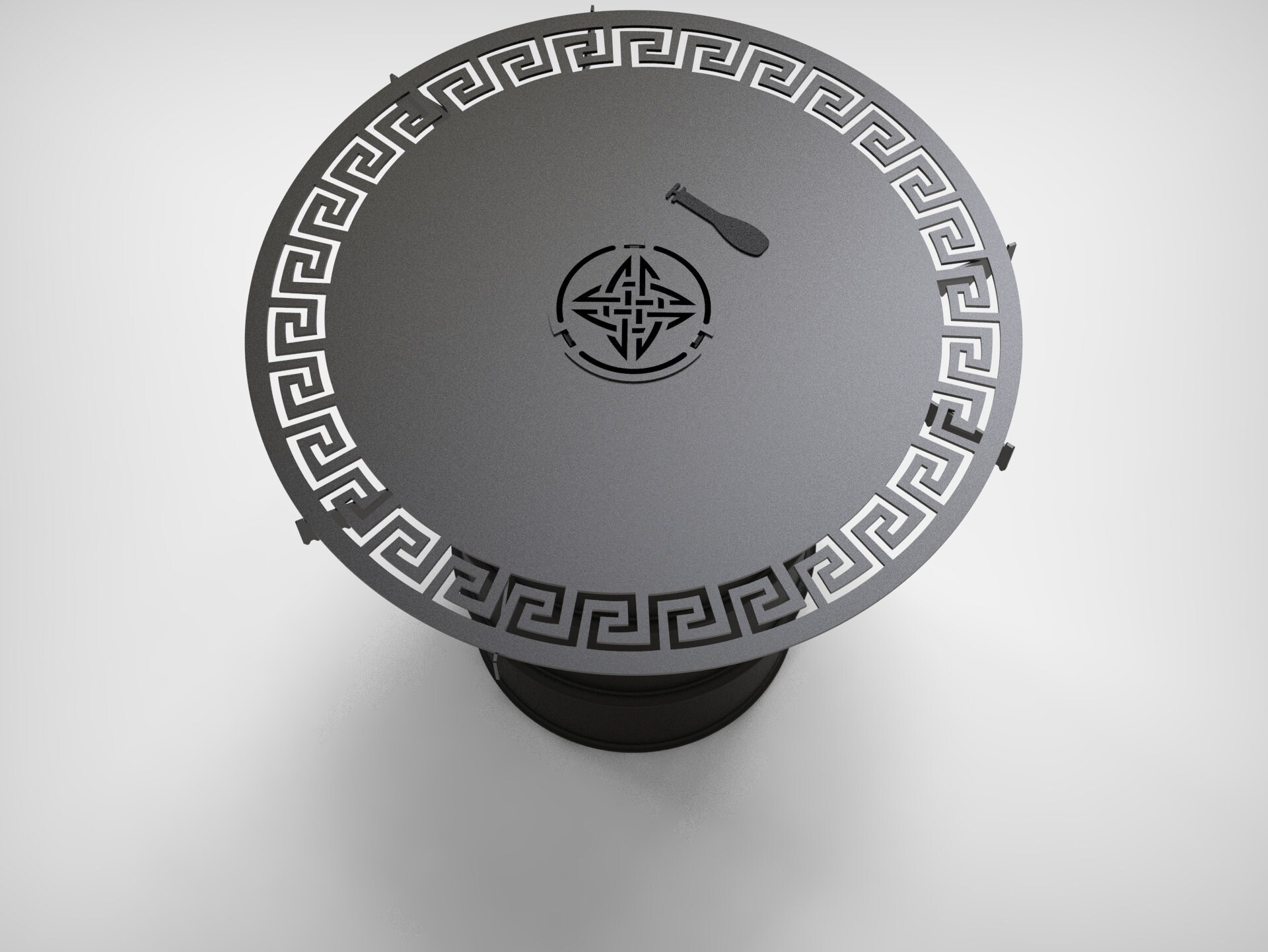 Round V2 Fire Plate 100 Cm for Fire Barrel and Kettle Barbecue - Etsy