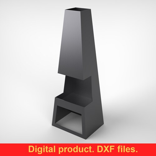 Pyramid Rocket Fire Pit Digital Product Files DXF SVG for - Etsy