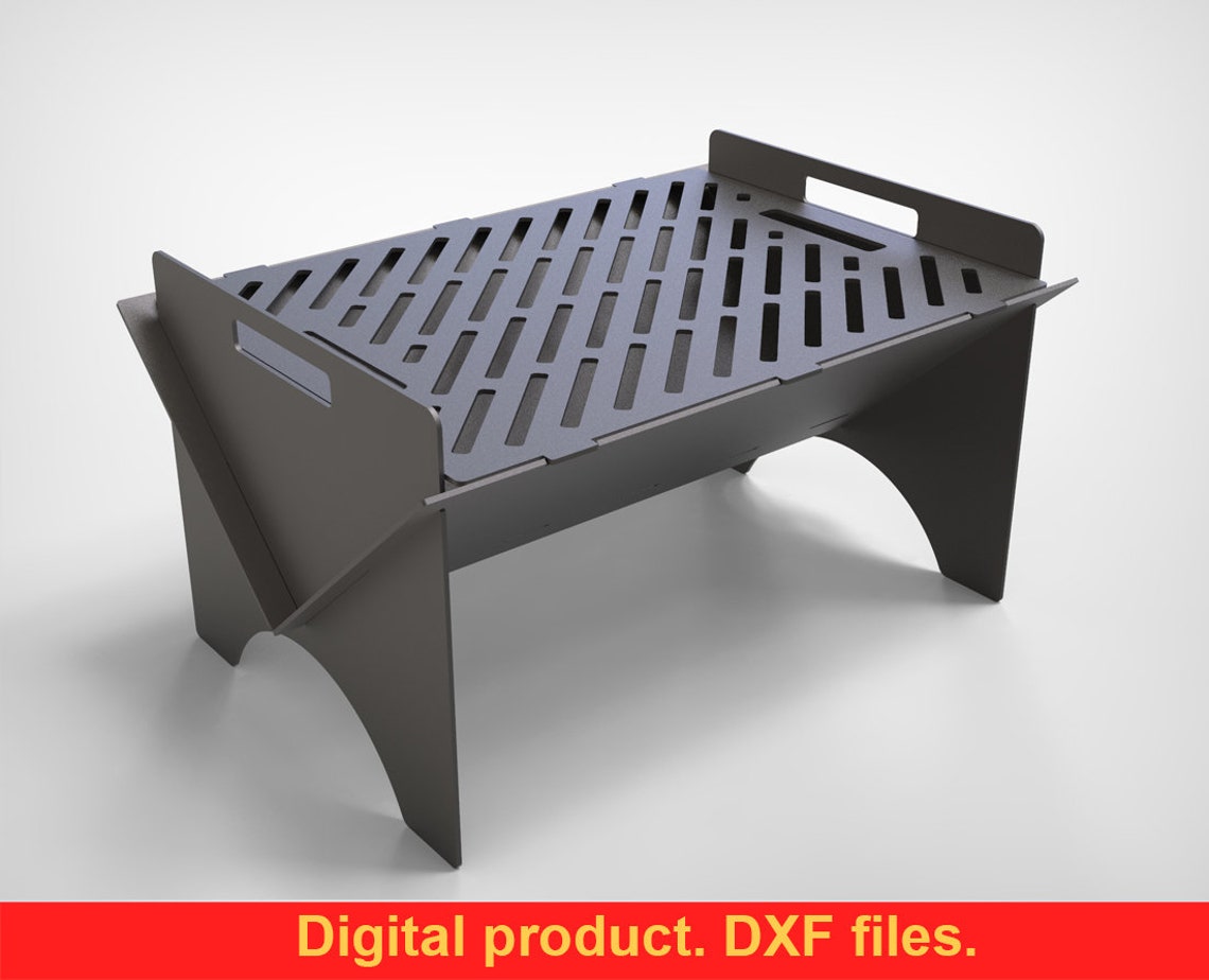 Fire Pit bbq grill DXF files for plasma laser CNC Fire | Etsy
