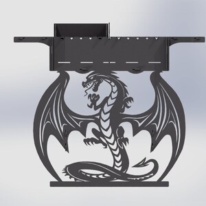 Fire Pit Dragon Grill DXF Files for Plasma, Laser, CNC, Fire Pit ...