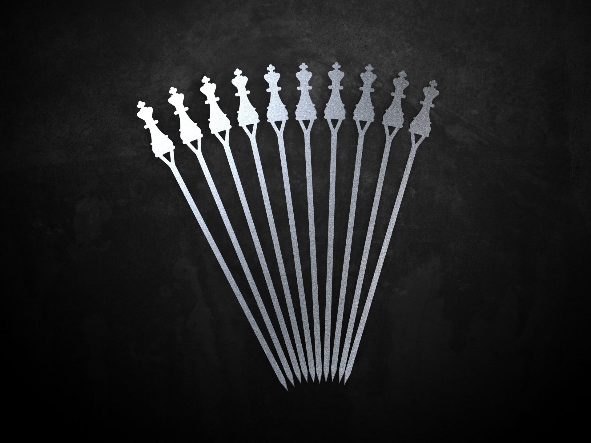 Skewers Chess King DXF files for plasma laser CNC. Kebab | Etsy