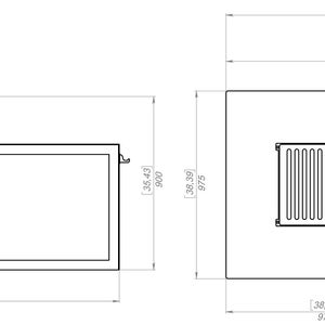 Fire Pit Square Niche for Firewood V2, DXF Files for Plasma, Laser, CNC ...