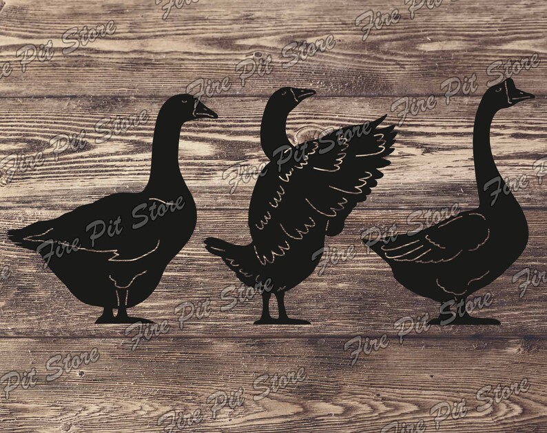 Goose. Vector Art File. Digital Files Dxf Svg Png Ai Eps | Etsy