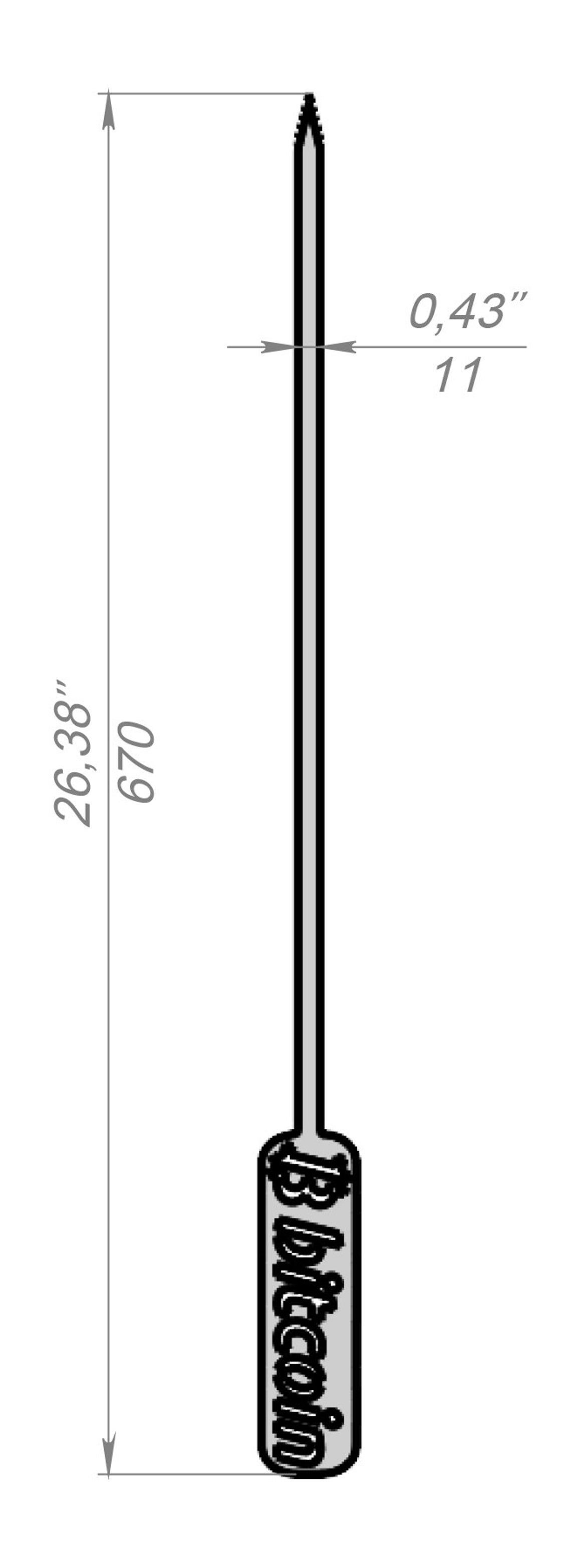 Skewers Bitcoin DXF Files for Plasma Laser CNC. Kebab - Etsy