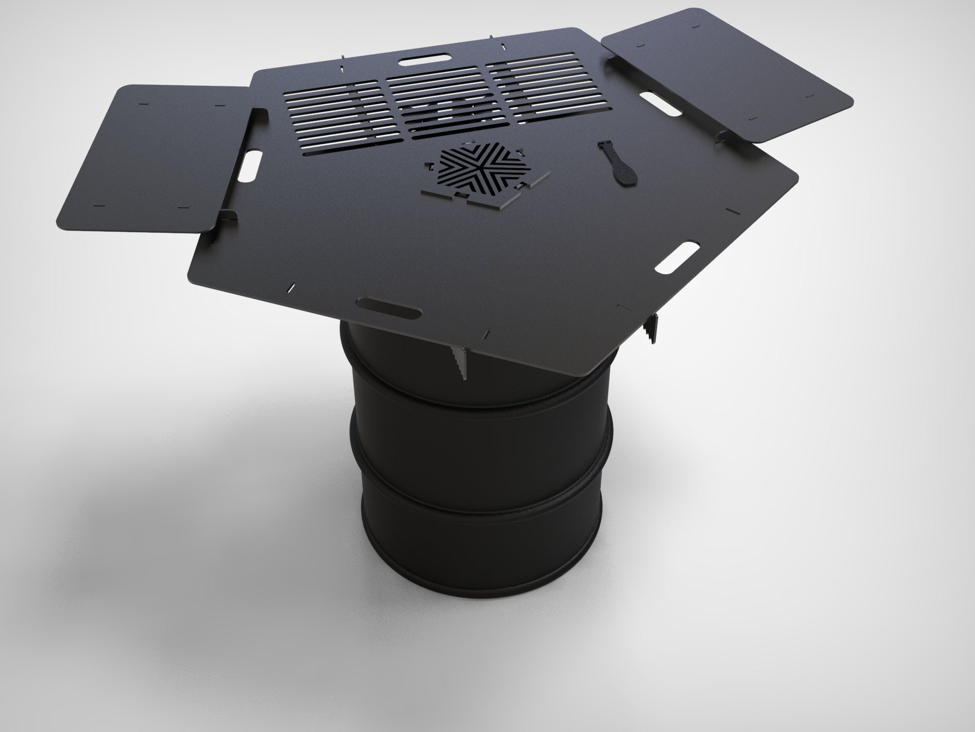 Pentagon Fire Plate 100 Cm for Fire Barrel and Kettle Barbecue - Etsy