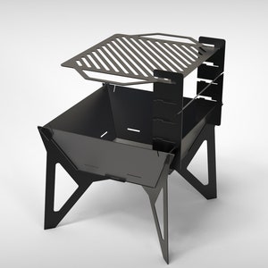 Fire Pit 24'' V3, Grill DXF Files for Plasma, Laser, CNC, Fire Pit ...