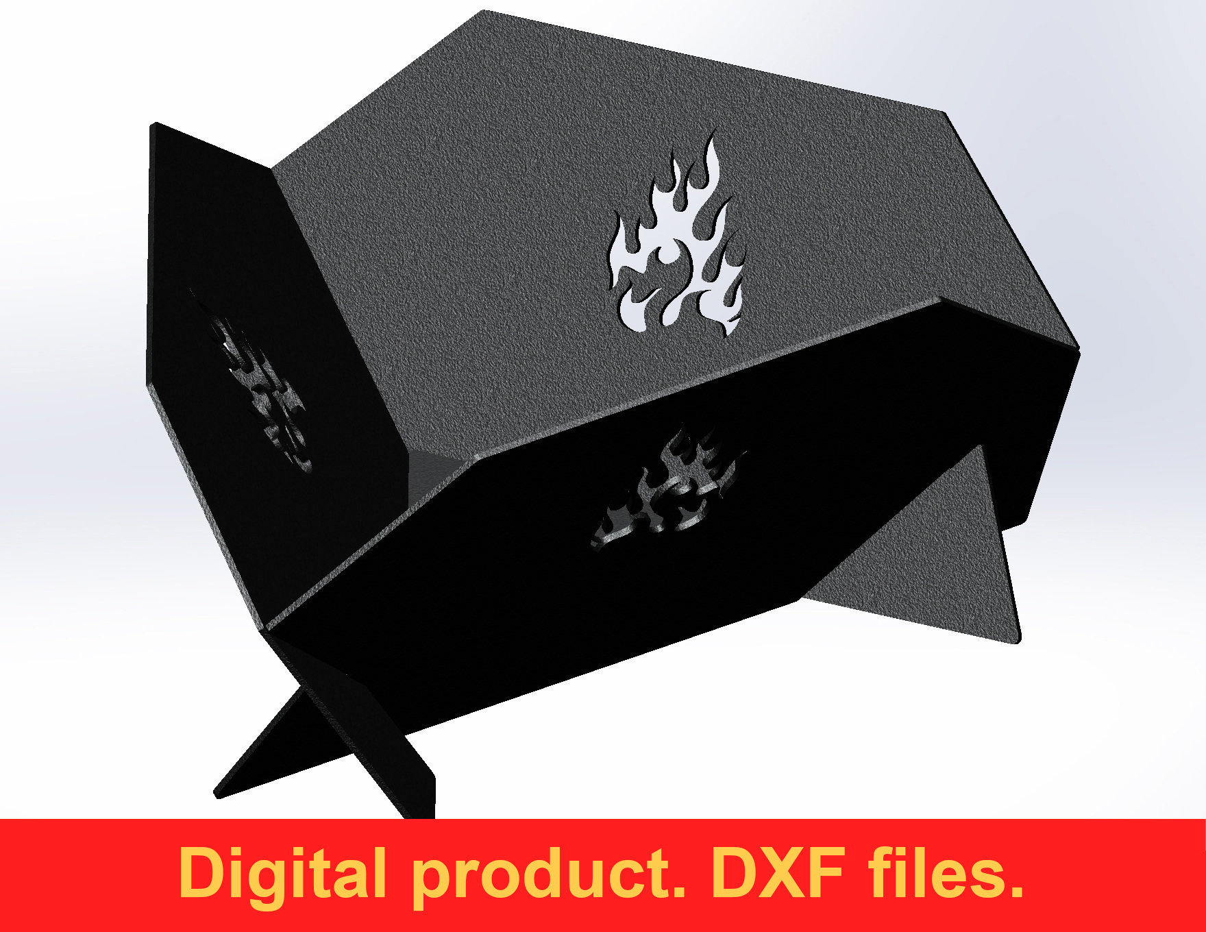 Fire Pit 39'' V2 DXF Files for Plasma Laser Cutting - Etsy