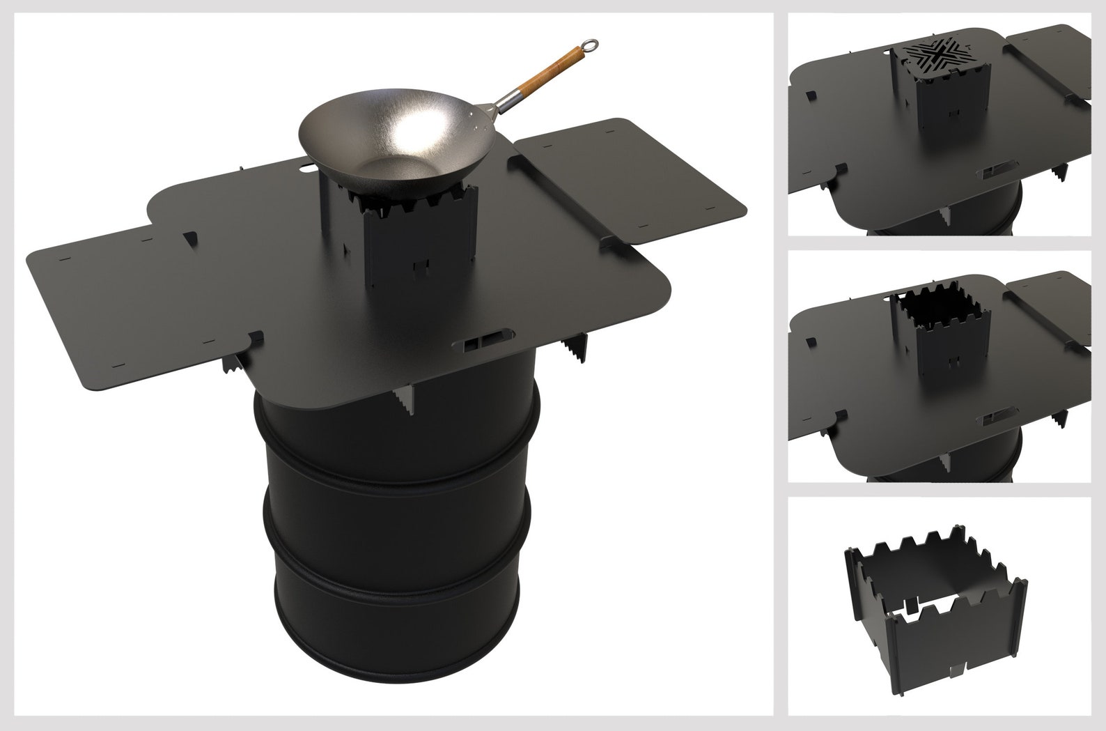 Square Fire Plate 80 Cm for Fire Barrel and Kettle Barbecue - Etsy