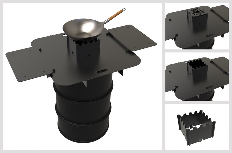 Square Fire Plate 80 Cm for Fire Barrel and Kettle Barbecue - Etsy