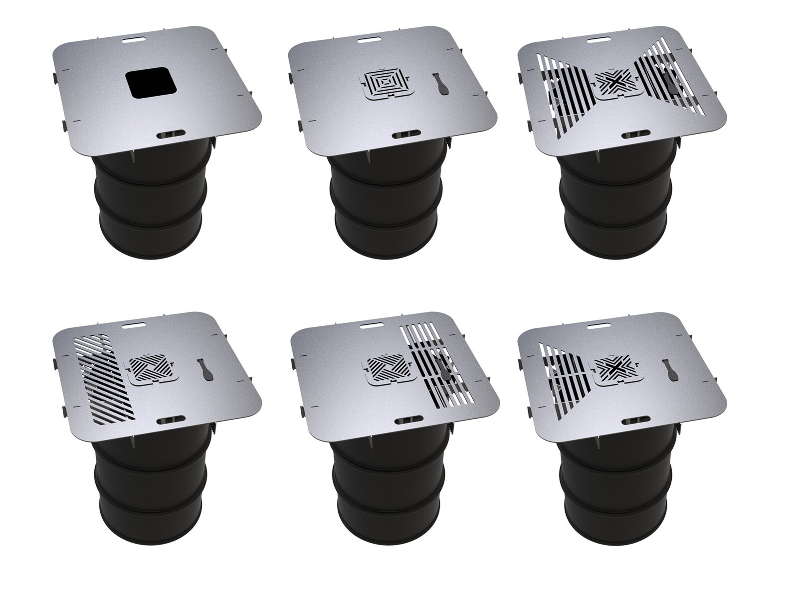 Square Fire Plate 80 Cm for Fire Barrel and Kettle Barbecue - Etsy