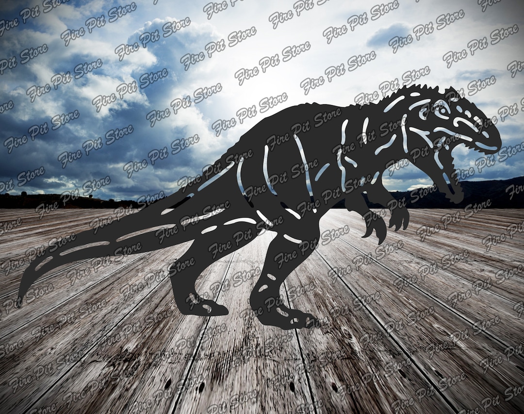 Gigantosaurus. Vector Art File. Digital Files Dxf, Svg, Png, Ai, Eps ...