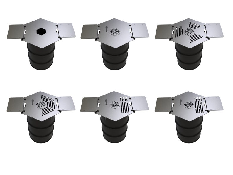 Hexagon Fire Plate 80 Cm for Fire Barrel and Kettle Barbecue | Etsy