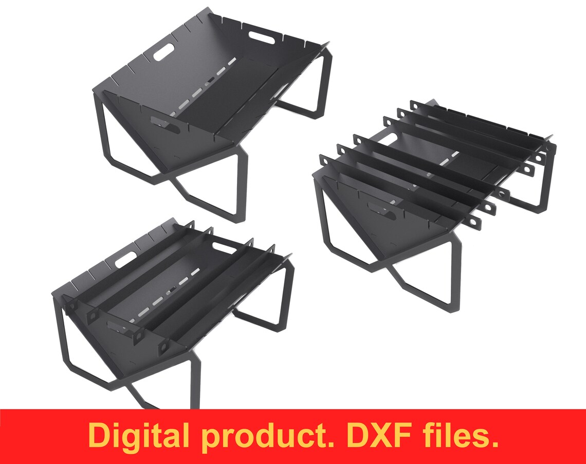 Fire Pit Collapsible DXF Files for Plasma Laser Cutting CNC. - Etsy
