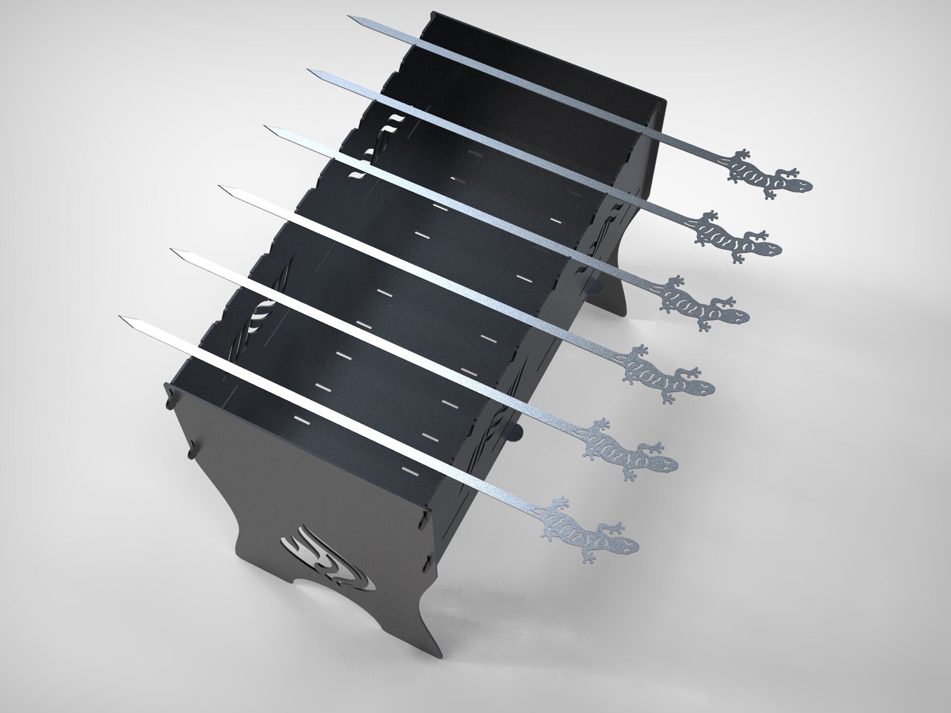 Skewers Lizard DXF Files for Plasma Laser CNC. Kebab - Etsy