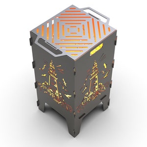 Lighthouse Fire Pit Grill DXF Files for Plasma, Laser, CNC, Fire Pit ...