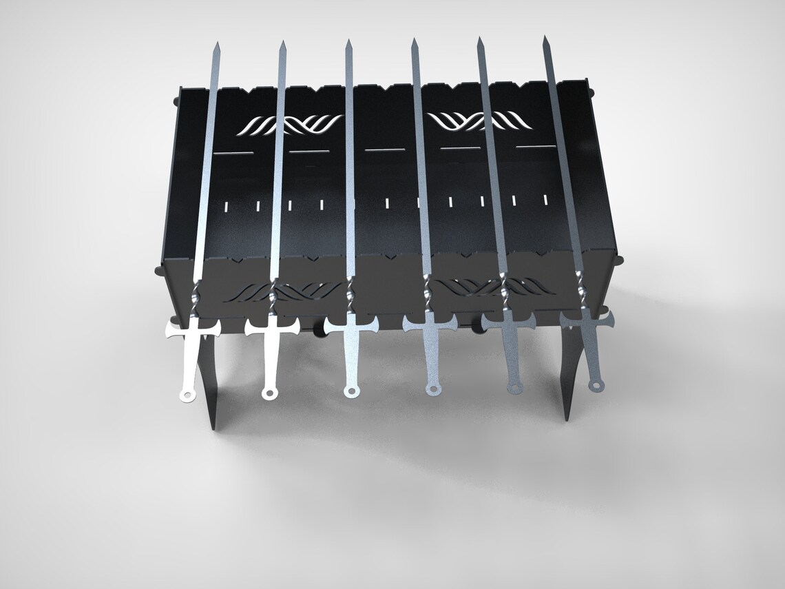 Skewers Sword V3 DXF Files for Plasma Laser CNC. Kebab - Etsy