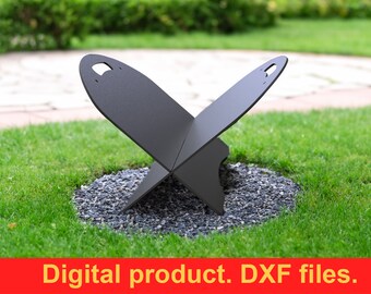 Triangle Fire Pit DXF 2 Designs Firepit CNC - Etsy Canada