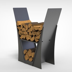 Firewood Rack V1, DXF Files for Plasma, Laser Cutting, CNC. Portable ...