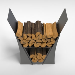 Firewood Rack V1, DXF Files for Plasma, Laser Cutting, CNC. Portable ...