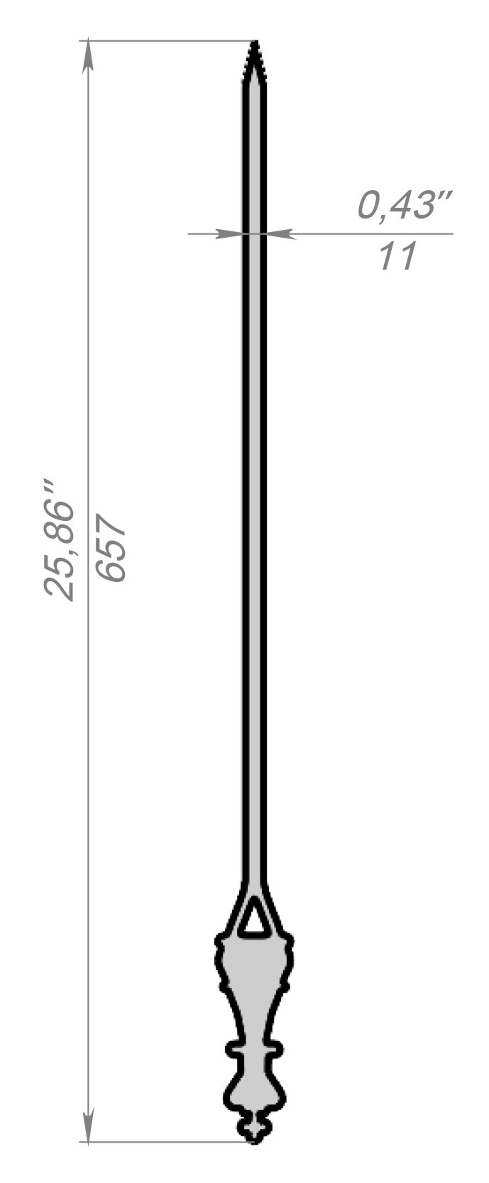 Skewers Chess King DXF Files for Plasma Laser CNC. Kebab - Etsy