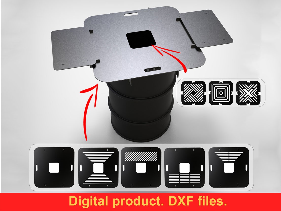 Square Fire Plate 80 Cm for Fire Barrel and Kettle Barbecue - Etsy