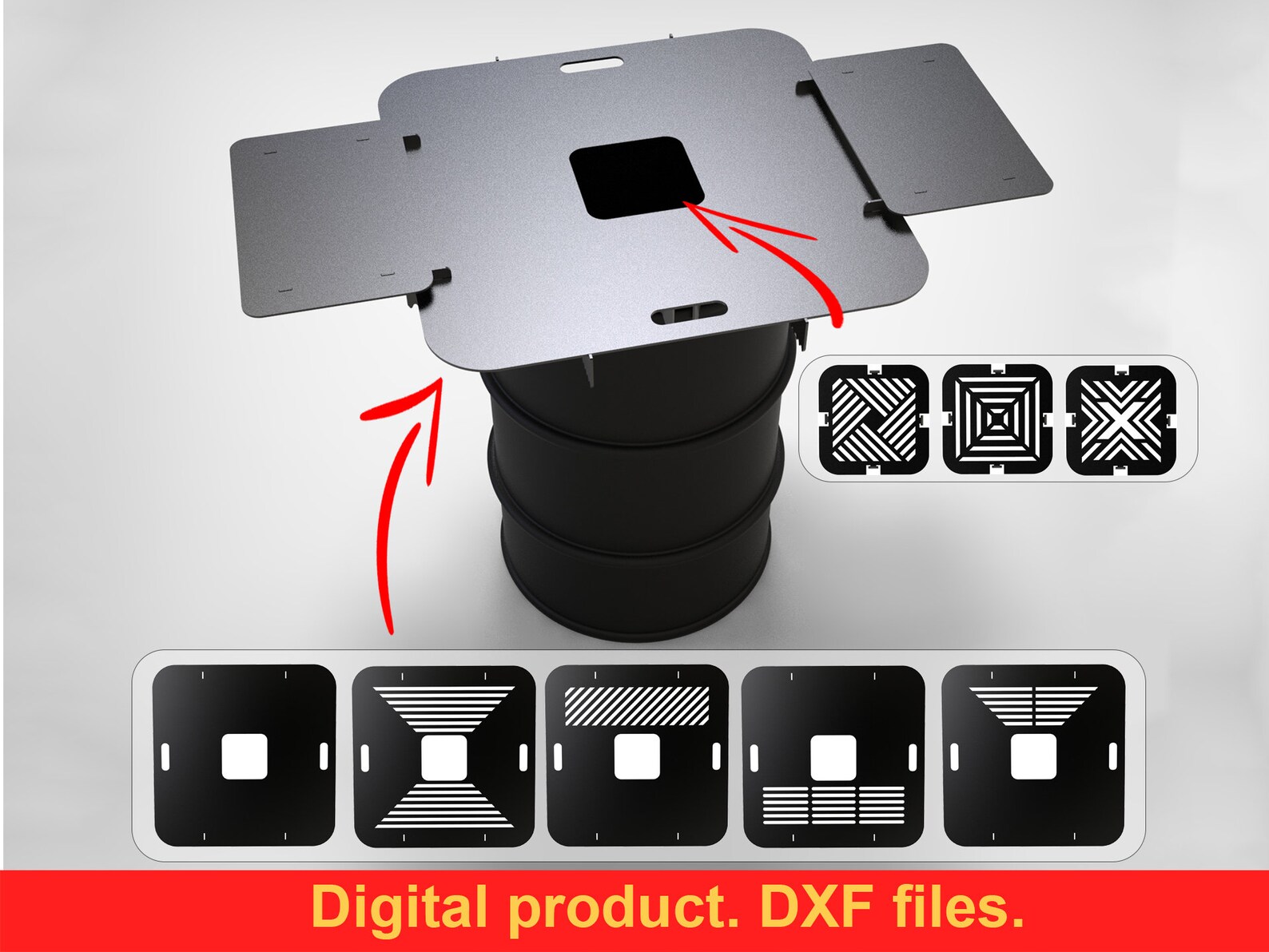 Square Fire Plate 80 Cm for Fire Barrel and Kettle Barbecue - Etsy