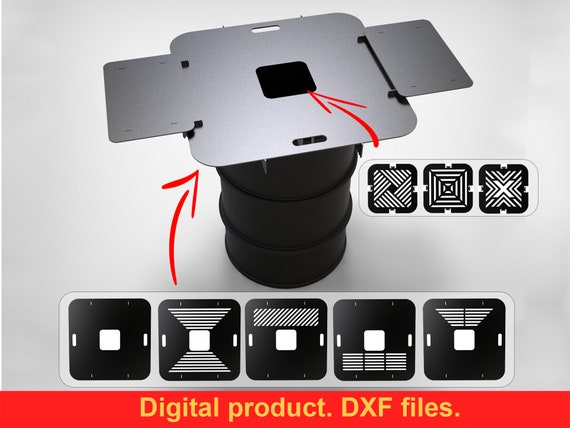 Square Fire Plate 80 Cm for Fire Barrel and Kettle Barbecue - Etsy