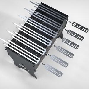 Skewers Trident Bitcoin DXF Files for Plasma Laser CNC. - Etsy