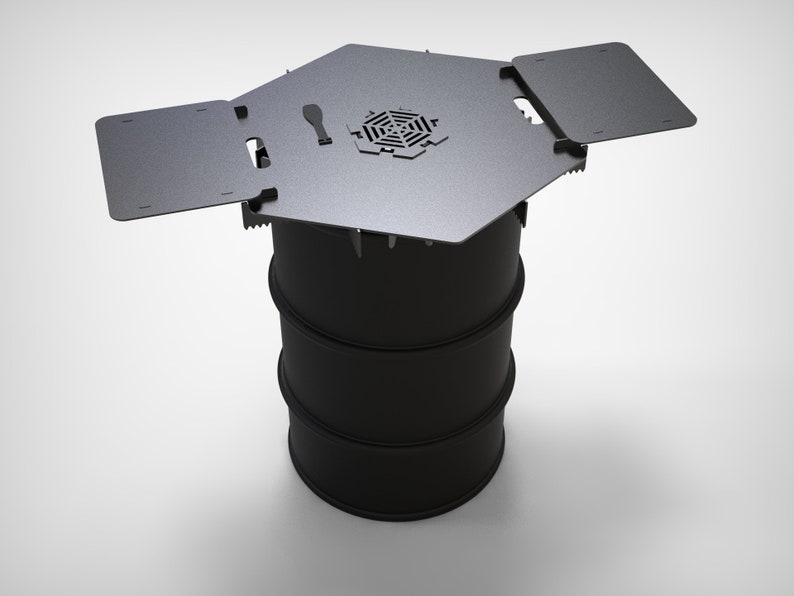 Hexagon Fire Plate 80 Cm for Fire Barrel and Kettle Barbecue | Etsy